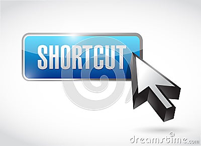 Shortcut Button Sign Concept Stock Illustration - Image: 56698953