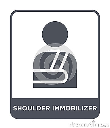 Shoulder Immobilizer Icon In Trendy Design Style. Shoulder Immobilizer ...