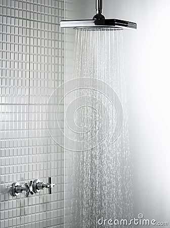 Shower Stock Photo - Image: 19332060