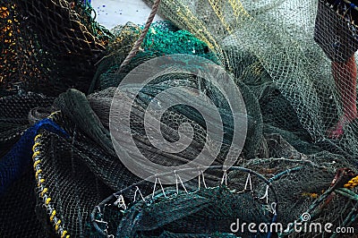 Shrimping Nets Royalty Free Stock Images - Image: 14374809