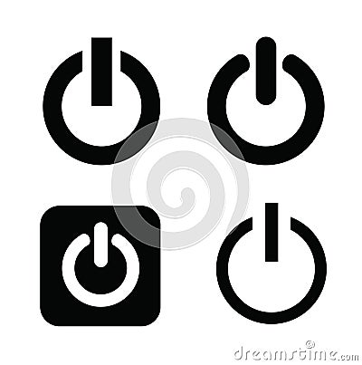 Shut Down Icons Vector Illustration | CartoonDealer.com #46682466
