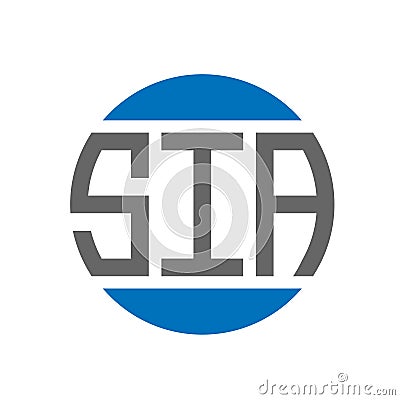 SIA Letter Logo Design On White Background. SIA Creative Initials ...