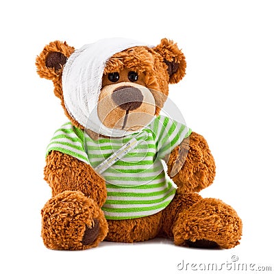 Sick Plush Toy Royalty-Free Stock Image | CartoonDealer.com #37362004