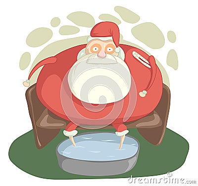 Sick Santa Royalty Free Stock Photos - Image: 22345238