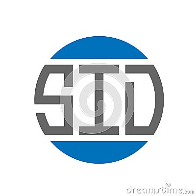 SID Letter Logo Design On White Background. SID Creative Initials ...