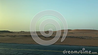 Side Driving View in Saudi Arabia Stock Footage - Video of transport ...