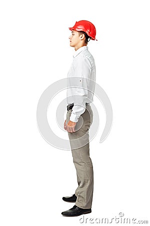 Side View Portrait Of Young Engineer Stock Photography - Image: 35859262