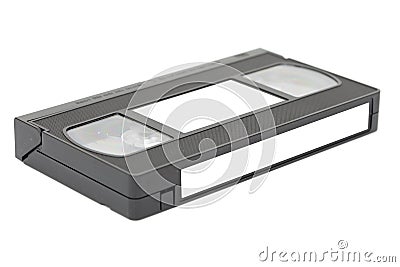 Side View Of Vhs Video Tape With Labels Royalty-Free Stock Photography ...