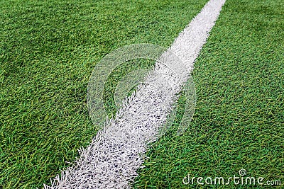 Sideline Football Field, Sideline Chalk Mark Artificial Grass Soccer ...