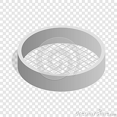 Sieve Isometric Icon Vector Illustration | CartoonDealer.com #87891056