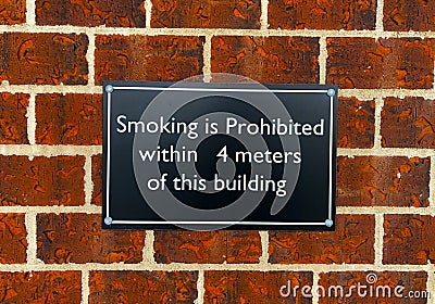 Smoking Prohibited Sign Board. Stock Photography | CartoonDealer.com ...
