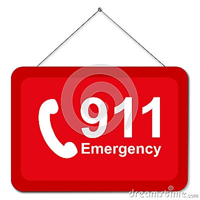 911 Sign Vector Illustration | CartoonDealer.com #82912422