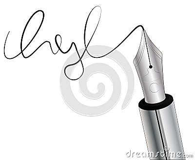 Signature Cartoon Vector | CartoonDealer.com #32987233