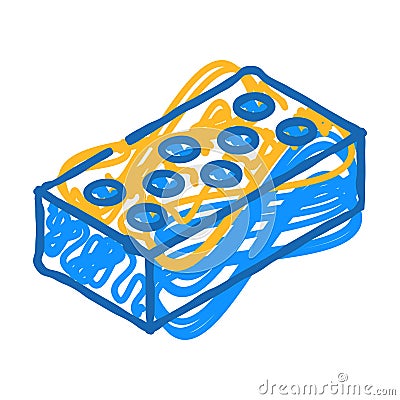 Silicate Brick Icon Doodle Illustration Royalty-Free Cartoon ...