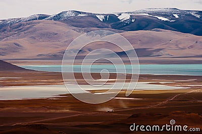 Siling Lake In Tibet Royalty-Free Stock Photography | CartoonDealer.com ...