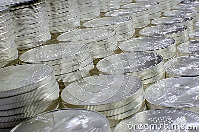 Silver Bullion Stock Photography - Image: 21253482