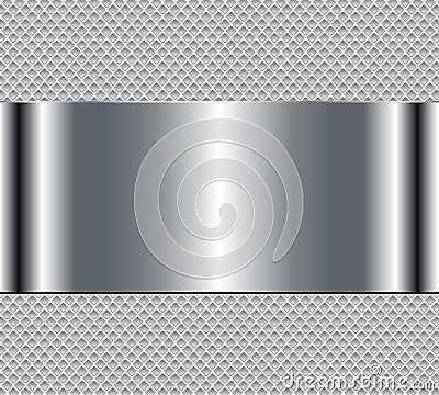 Silver Chrome Metal 3D Background, Lustrous And Shiny Metallic Design ...
