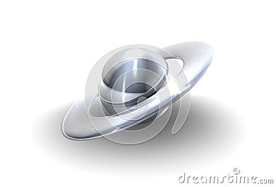 Silver Planet Royalty Free Stock Image - Image: 224606