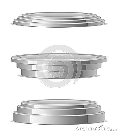 Silver Podium Stock Photos - Image: 32706593
