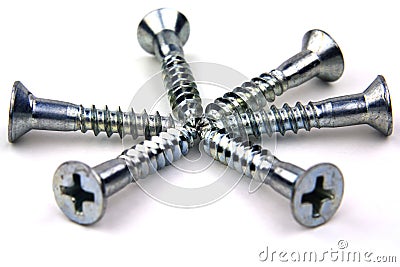 Silver Screws Royalty-Free Stock Photography | CartoonDealer.com #26006249