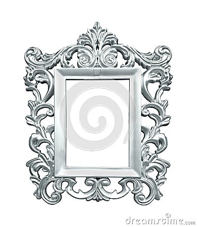 Silver Vintage Frame Stock Images - Image: 25695724