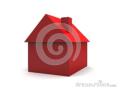 Simple 3d House Stock Photos - Image: 3002743