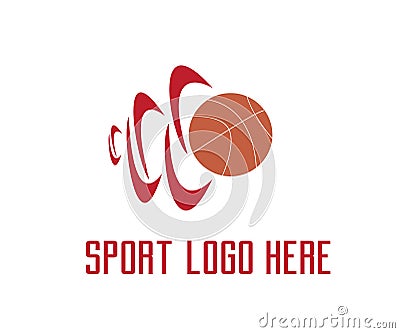 Simple Basketball Vector Logo Design | CartoonDealer.com #193791122