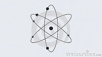 Simplified Atomic Structure Nucleus, Electrons, Orbits, Science ...