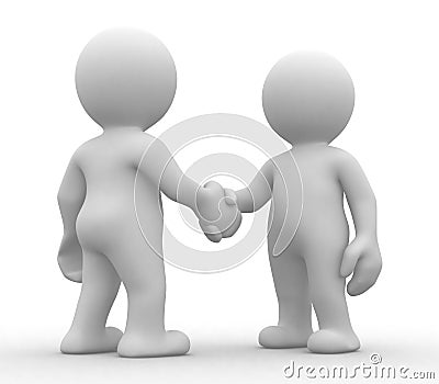 Simple Handshake Royalty Free Stock Photography - Image: 1662477