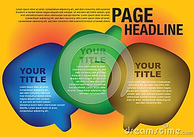 Simple Layout Design Vector Illustration | CartoonDealer.com #38148846