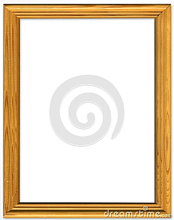 Pine wood picture frame stock image. Image of vintage - 3499095