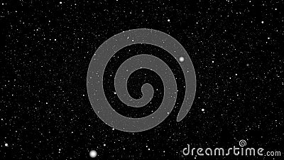 Simple Space Background, White Stars On A Black Background. Stock Photo ...