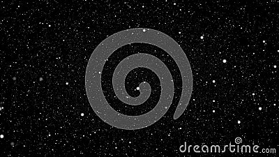 Simple Space Background, White Stars on a Black Background. Stock ...