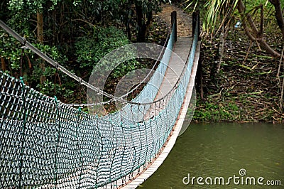 Simple Suspension Bridge Royalty Free Stock Photos - Image: 8035268