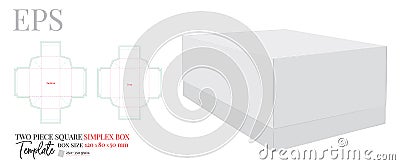 Simplex Box Template, Vector With Die Cut / Laser Cut Layers. Self Lock ...