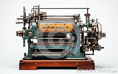 Simplex Machine Isolated On Transparent Background. Royalty-Free Stock ...