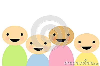 Simplistic Cartoon Children | CartoonDealer.com #10795280