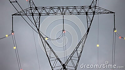 Simulation of Electricity Running through Wires Stock Footage - Video ...