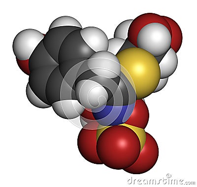 Sinalbin Glucosinolate Molecule. Present In Seeds Of White Mustard ...