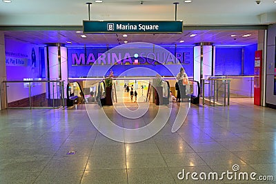 Singapore : Marina Square Mall Editorial Image | CartoonDealer.com ...