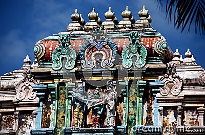 Singapore: Sri Thandayuthapani Hindu Temple Stock Photos - Image: 9907833