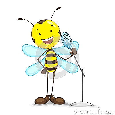 Singing Bee Stock Photography - Image: 26091982