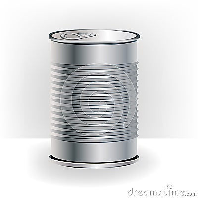 Single Aluminum Food Can Stock Photography - Image: 21198402