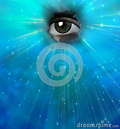 Single Eye Stock Photo - Image: 16103340