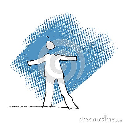 Single Person Silhouette Stock Photography | CartoonDealer.com #19774886