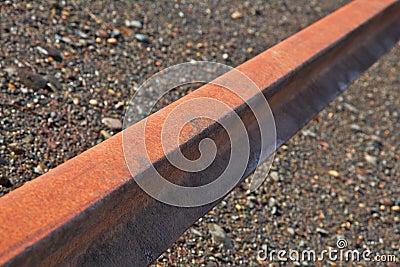 Single Steel Rail Beam Stock Photo | CartoonDealer.com #18551015