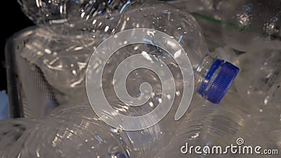 Single-use Plastic Bottles Waste Stock Footage - Video of crisis ...