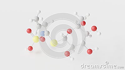 Sinigrin Molecule 3d, Molecular Structure, Ball And Stick Model ...