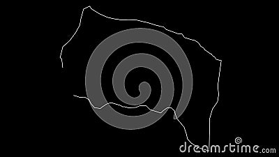 Sirte Libya District Map Outline Animation Stock Footage - Video of ...