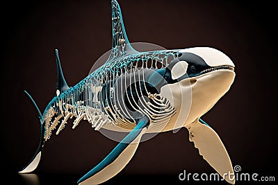 Skeleton Of An Orca Killer Whale Stock Photo | CartoonDealer.com #272541234